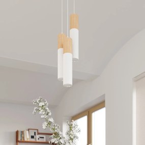 Sollux Lighting Závěsné svítidlo PABLO 2 bílé