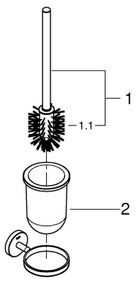 GROHE 40463001 - Souprava na čištění toalety BAUCOSMOPOLITAN lesklý chrom
