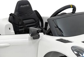 Elektrické autíčko Porsche Spyder RS ​​718 bílé