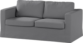 Potah na pohovku IKEA Karlstad 2-místná , nerozkládací, dlouhý barva šedá látka pletený vzor