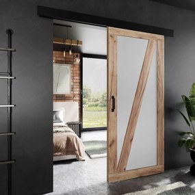 Posuvné dveře s krycí lištou ADIO 3 dub Craft zlatý + bílý 60