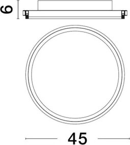 Stropní LED svítidlo NOVA LUCE WILLOW 38W 3000K 9212913
