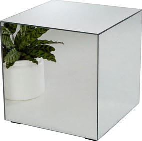 Skleněný odkládací stolek 45,5x45,5 cm Cube – Ellos Home