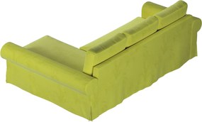 Potah na pohovku IKEA Backabro rozkládací se šezlongem barva zelená látka lesklé, sametová