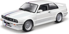 Bburago 1:24 plus bmw 3 series m3 1988 white