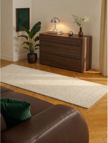 Vlněný běhoun v přírodní barvě 80x250 cm Eloise – Hanse Home