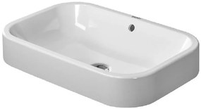 Duravit Happy D.2 - Umyvadlo na desku, 600x400 mm, bez otvoru pro baterii, alpská bílá 2314600000