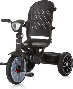 CHIPOLINO Tříkolka se stříškou a hudebním boxem Derby 2v1 Obsidian / o