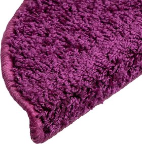 Schodové rohože 20 ks 56 x 17 x 3 cm fialové půlkulaté 3365842