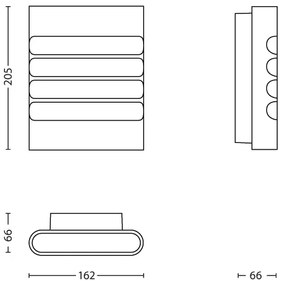Philips 17273/47/16 - LED Venkovní svítidlo MYGARDEN RACCOON LED/3W IP44