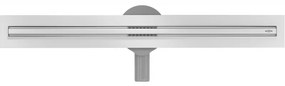 Mexen Flat nerezový sprchový žlab s rotačním 360° sifonem 60 cm, vzor SLIM, 1041060