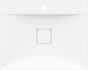 Mexen Poli umyvadlo na desku z konglomerátu 1/O 60 x 48 cm, bílá - 23026001