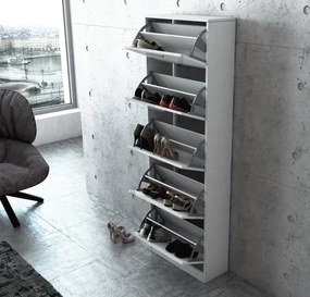 Casarredo Botník GIZMO 5 bílá/bílý lesk