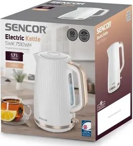 SENCOR SWK 7510WH bílá / Rychlovarná konvice / 2200W / 1.7L