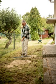 IQ Garden Nivelační a zapravovací brána 90 cm - nerez 321531