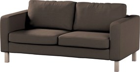 Potah na pohovku IKEA Karlstad 2-místná, nerozkládací, krátký barva hnědá látka pletený vzor