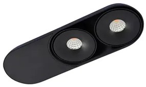 LED bodové světlo Toronto 2 černé