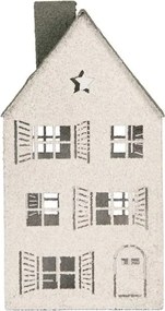 Kovová lucerna domek - 32 cm