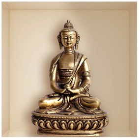Samolepka s 3D efektem Ambiance Buddha Statue