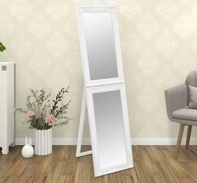 vidaXL Volně stojící zrcadlo 45 x 180 cm [351525] Barva: Bílá