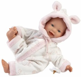 Llorens 63312 little baby - realistické miminko s měkkým látkovým tělem - 32 cm