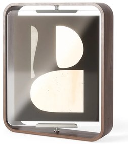 Tmavě hnědý dřevěný stojací rámeček 26x31,5 cm Bellwood – Umbra