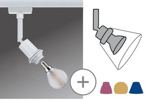 Paulmann 96970 DecoSystems spot, spot pro Urail systém, 1x20W E14, matná bílá