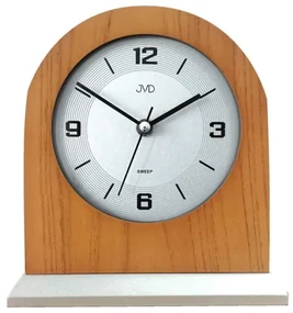 JVD Dřevěné netikající tiché stolní retro hodiny JVD HS24012/11