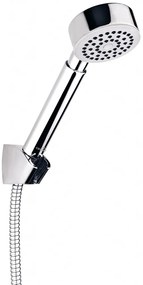 CERSANIT - Sprchová souprava s bodovým držákem ATON, 1 funkční, průměr ruční sprchy 8cm, kovová hadice dlouhá 150cm, s bodovým držákem a montážní sadou S951-024