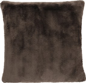 Livarno® Dekorativní polštář, 45 x 45 cm (tmavě hnědá)
