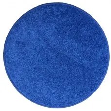 Vopi Kusový koberec Eton modrý kruh Kruh 120 cm průměr
