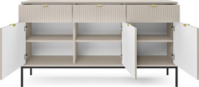 PCo Komoda NEMO KSZ154, 154 cm Kašmír Dekor nohou: Černé