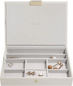 Krabička na šperky Stackers s poklicí classic větle béžová