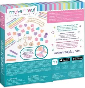 MAKE IT REAL Sada na výrobu náramků s přívěsky / Kreativní sada / 15 p