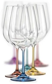 Bohemia Crystal Sklenice na červené víno Spectrum 550ml (set po 6 ks)