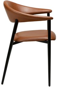​​​​​Dan-Form Hnědá koženková jídelní židle DAN-FORM Rover