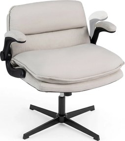 Costway Ergonomická kancelářská židle, výškově nastavitelná psací židle