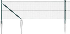 Svařované drátěné ploty s hroty 100 x 0,5 m Ocel potažená PVC 3352133