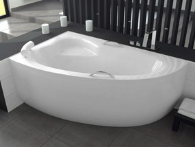 Besco NATALIA vana 150 x 100 cm asymterická levá vč. noh VANNAT150L+OLVPINOZ