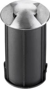 NV 9203112 Venkovní zapuštěné svítidlo do země BANG nikl satén hliník LED 1W 3000K IP67 100-240V 42st. vč. driveru - NOVA LUCE