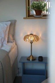 Stolní lampa v mosazné barvě/jantarová (výška 43 cm) Kurage – Markslöjd