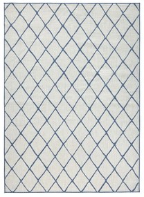 Modro-krémový venkovní koberec NORTHRUGS Malaga, 160 x 230 cm