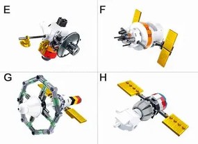 Sluban Space M38-B0731D Satellit D / LEGO - kompatibilní / Počet figur