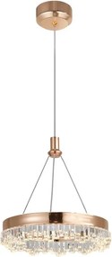 Toolight Toolight, závěsné LED svítidlo 20cm, 12W, 3000K, LHJ097-CP, růžové zlato, OSW-60042