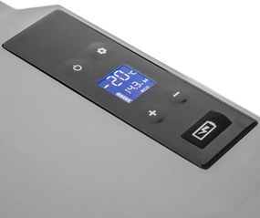 HOMCOM Autochladnička 50L elektrická autochladnička s kompresorem pro kempování a cestování 12/24V DC a 110-240V AC v šedé barvě |