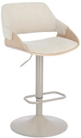 BIZZOTTO Designová barová židle ROXANNE béžová 0743798
