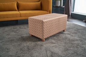 Atelier del Sofa Taburet Flora Puf Uzun, Vícebarevná