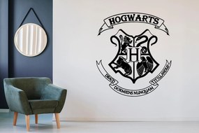 Lepy.cz Samolepka na zeď Harry Potter - Bradavice Velikost (šířka x výška): 40x44cm, Barevná varianta: Jemná růžová