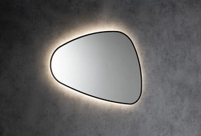 Sapho Sapho, ELENA LED podsvícené zrcadlo 20W, 68x96cm, černá mat, 30574CI