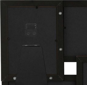 vidaXL Kolážový fotorámeček na 4 obrázky (10 x 15 cm) MDF [332774] Barva: Černá